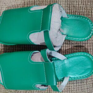 Shoes | A 2 For 1 Special On Summer Slides Vibrant Red And Green Summer ...